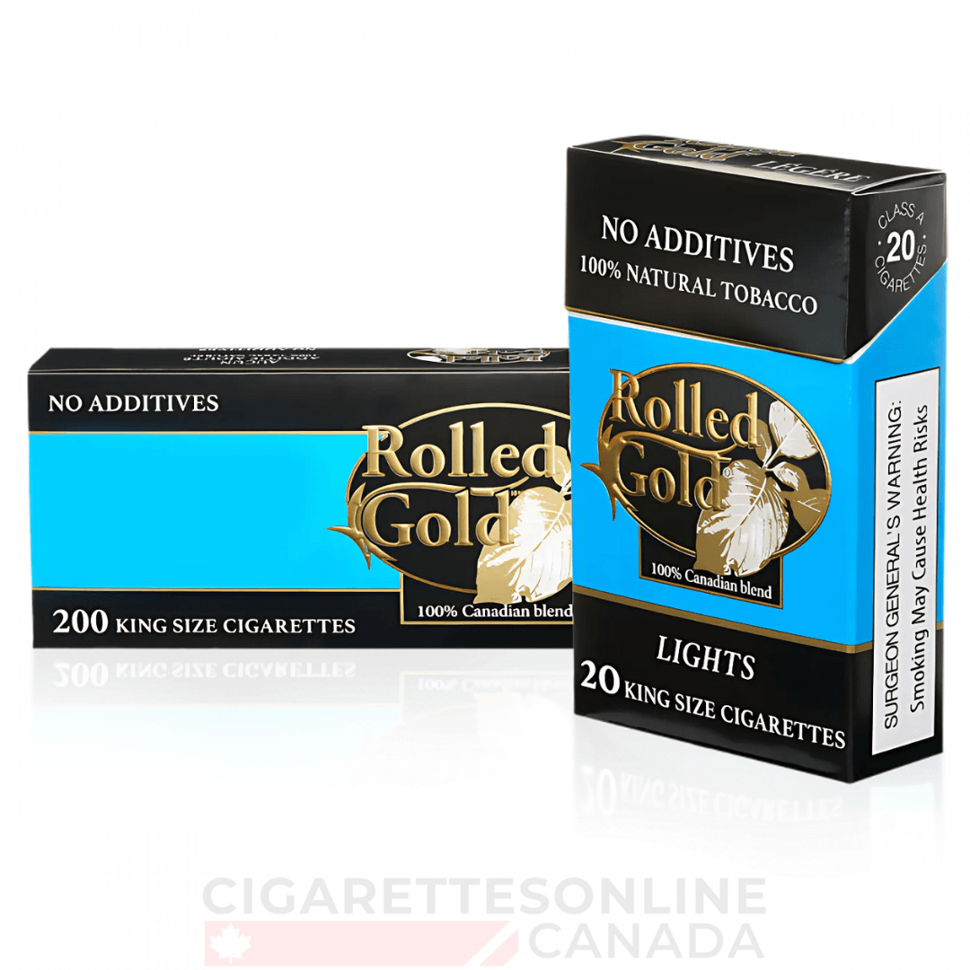 Rolled Gold Lights Cigarettes – Buy Online Canada